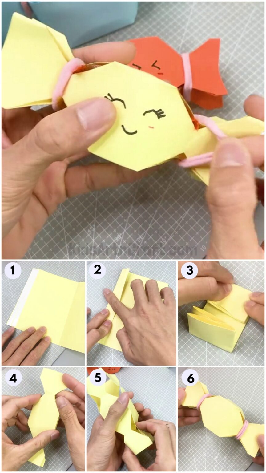 DIY Easy Paper Candy Craft For Kids - Kids Art & Craft