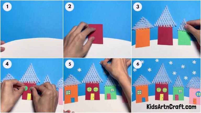 DIY Foam Net Home Craft For Kids - Kids Art & Craft
