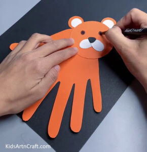 DIY Handprint Tiger Easy Craft For Kids - Kids Art & Craft