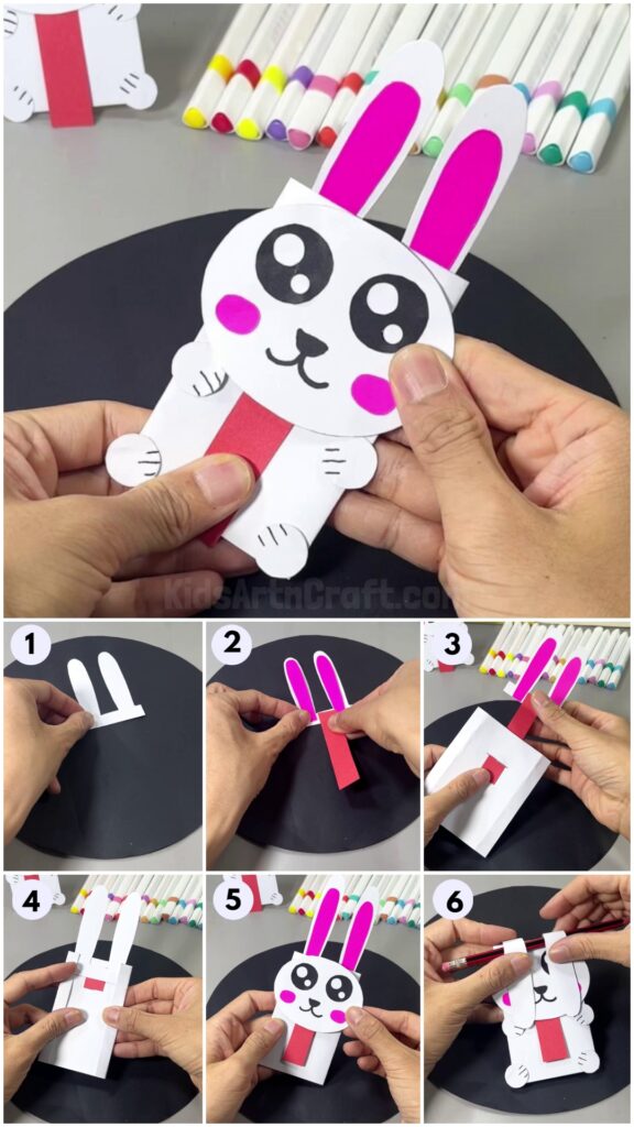 DIY Paper Bunny Craft Tutorial for kids - Kids Art & Craft
