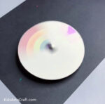 DIY Paper Spinner Toy For Kids To Play Craft Tutorial - Kids Art & Craft