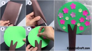DIY Paper Tree Crafts for Kids Easy Tutorial - Kids Art & Craft