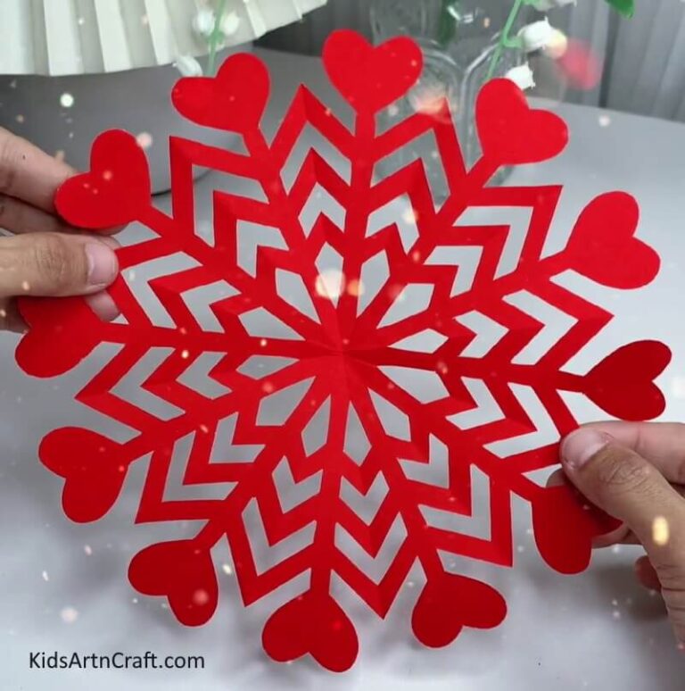 DIY Snowflake Craft For Kids To make at home - Kids Art & Craft