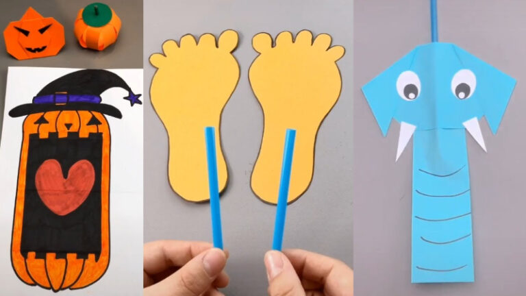 Easy And Quick Paper Crafts Video Tutorial for Kids - Kids Art & Craft