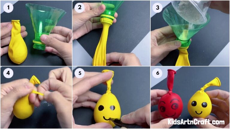 Easy Balloon Face Art and Craft for Kids - Kids Art & Craft