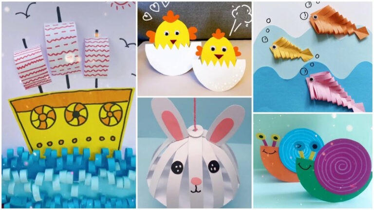 Easy Craft Ideas For School Projects Video Tutorial for Kids - Kids Art ...