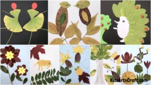 Easy Craft To Make With Leaves - Kids Art & Craft
