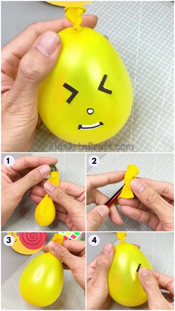 Easy Emoji Crafts with Balloons For Kids To Play - Kids Art & Craft