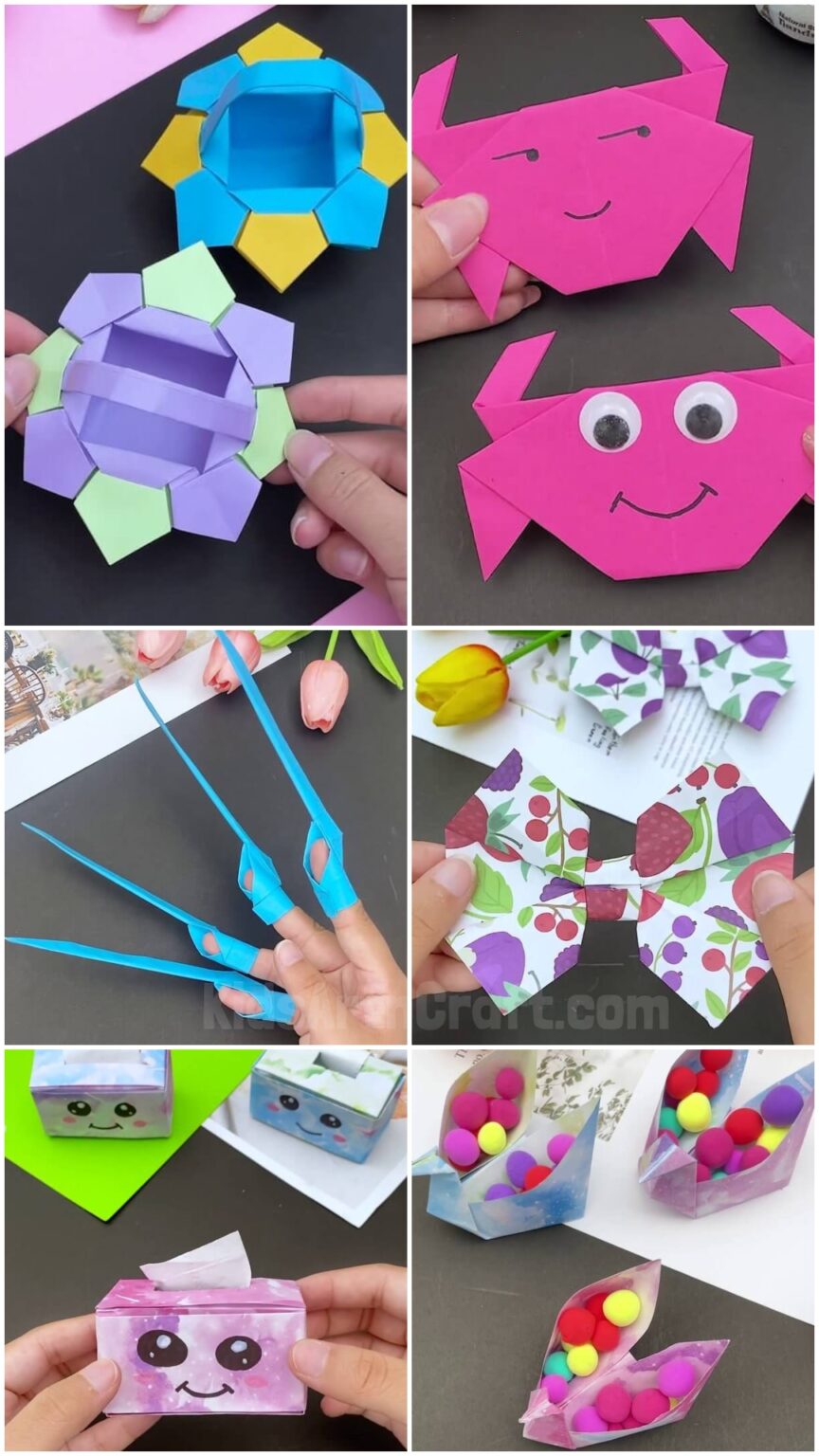 Easy DIY Origami Ideas For Kids - Kids Art & Craft