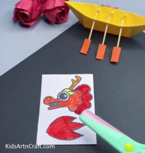 Easy Dragon Boat Craft Step by Step Tutorials For Kids - Kids Art & Craft