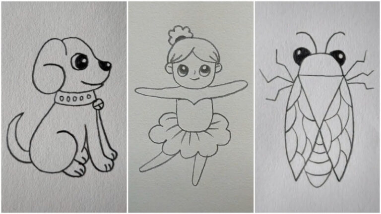 Easy Drawing Tricks Learn At Home Video Tutorial for Everyone - Kids ...