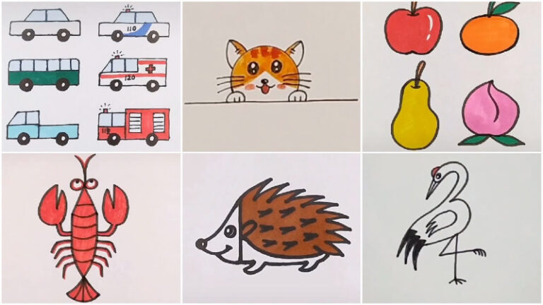 Easy Drawing Tricks to Make Easy Video Tutorial for All - Kids Art & Craft