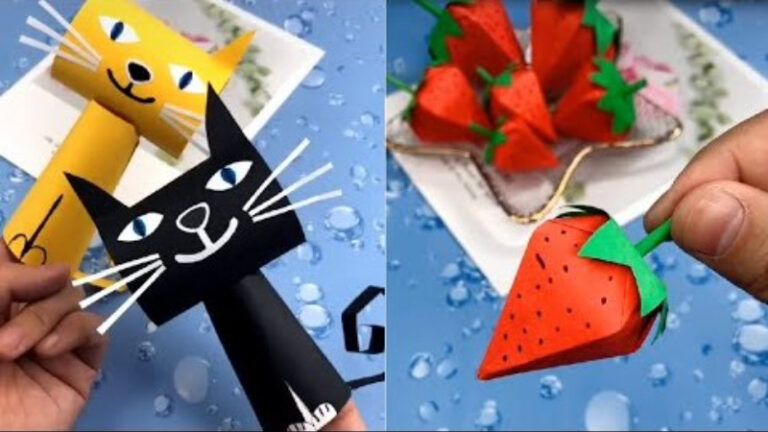 Easy Kids Crafts Makes At home Video Tutorial - Kids Art & Craft