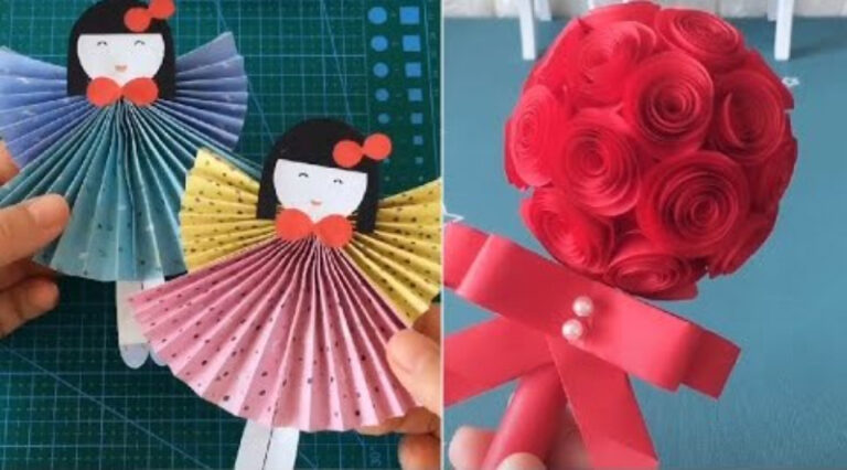 Easy Paper Folding Crafts Video Tutorial for Kids - Kids Art & Craft
