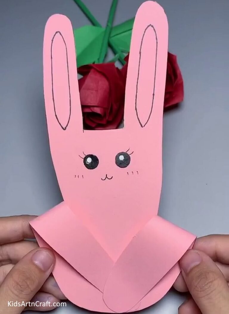 Easy Paper Handprint Bunnies Craft for Kids - Kids Art & Craft