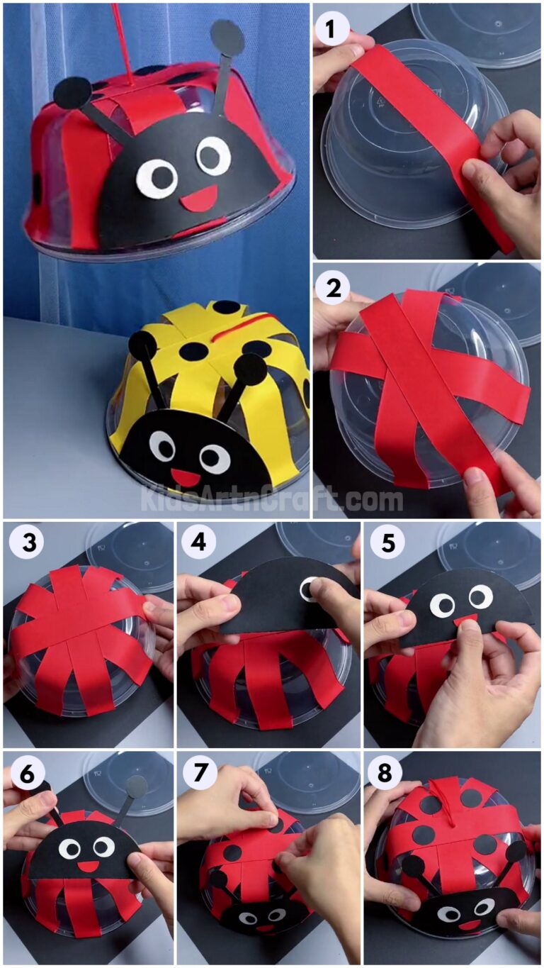 Easy to Make Lightning Ladybug Craft Tutorial for Kids - Kids Art & Craft