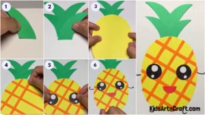 Easy to Make Paper Pineapple with Step-by-Step Instructions - Kids Art ...