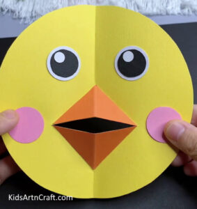 Folded Paper Lemon And Chick Craft Tutorial for Spring - Kids Art & Craft