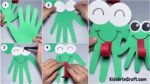 Handprint Craft Paper Frog Easy Craft for Kids - Kids Art & Craft