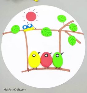 How to Make a Clay Bird Easy Artwork tutorial for kids - Kids Art & Craft
