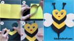 How To Make A Paper Heart Bee Craft Tutorial - Kids Art & Craft