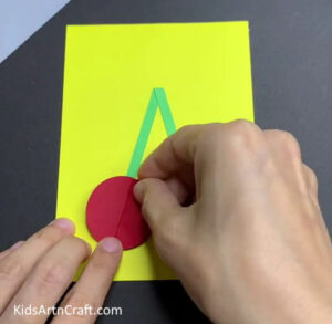 How to Make Paper Cherry Card Crafts For Beginners - Kids Art & Craft