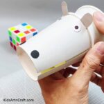 How to Make Paper Cup Animal Craft tutorial for kids - Kids Art & Craft