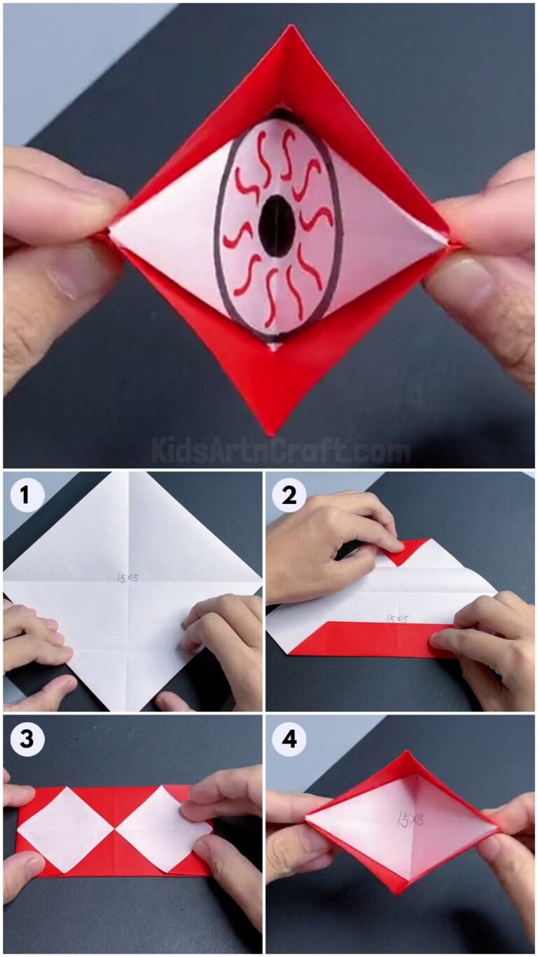 How To Make Paper Eye For Kids At Home - Kids Art & Craft