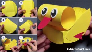 Learn To Make Paper Duck Craft Tutorial - Kids Art & Craft