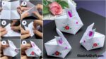 Learn To Make Paper Origami Rabbit Craft Tutorial For Kids - Kids Art ...