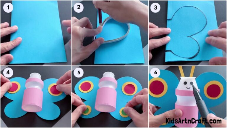 Learn To Make Recycled Bottle Butterfly Tutorial - Kids Art & Craft