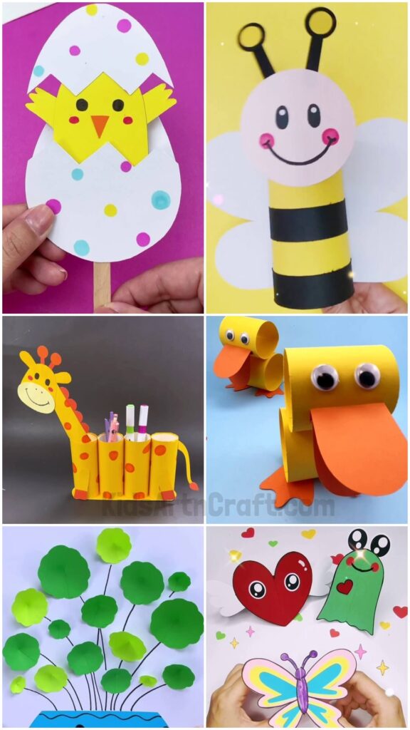 Paper Craft Activities for Kids at Home - Kids Art & Craft