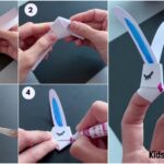 Easy Paper Strip Bunny Craft For Kids - Kids Art & Craft