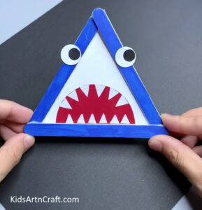 Popsicle Stick Shark Craft Tutorial For Kids - Kids Art & Craft
