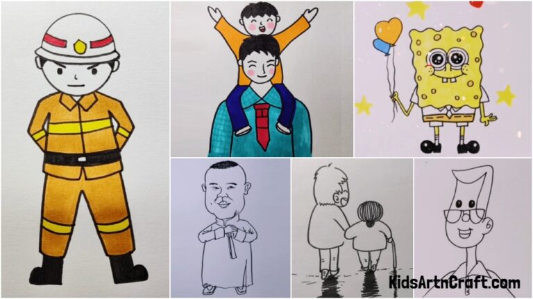 How to Draw Fun and Simple Drawings for Kids - Kids Art & Craft