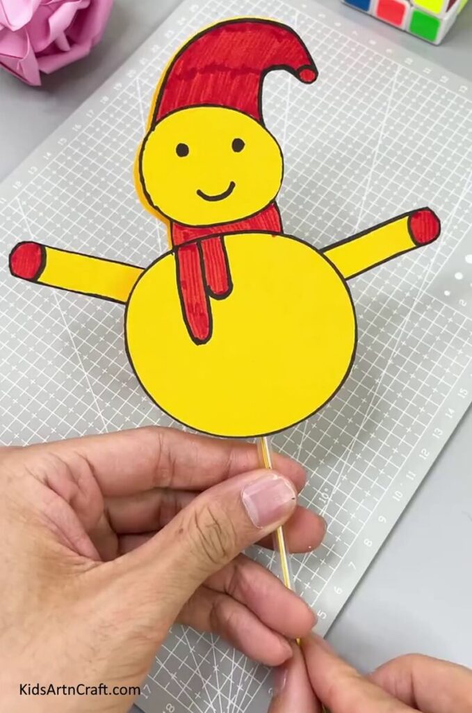 Simple Paper Snowman Craft for Kids - Kids Art & Craft