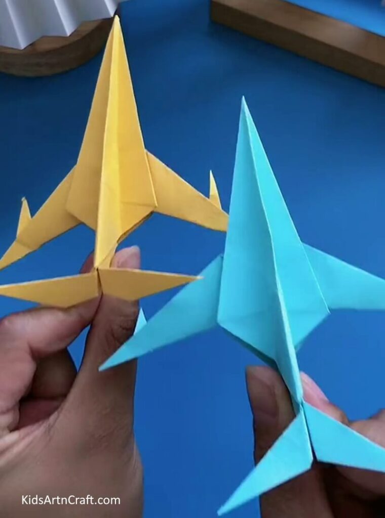 Easy To Make Origami Paper Plane Craft Tutorial For Kids - Kids Art & Craft