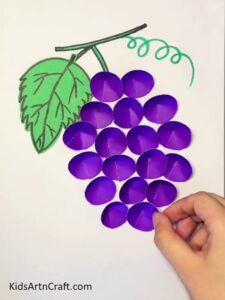 Amazing Paper Grapes Art Idea For Beginners - Kids Art & Craft