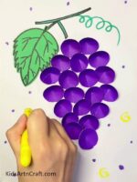 Amazing Paper Grapes Art Idea For Beginners - Kids Art & Craft