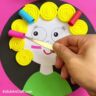 Beautiful Doll Face Craft Step-by-step Tutorial For Kids - Kids Art & Craft