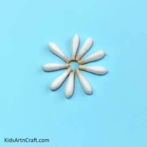 Beautiful Flower Garden Craft Idea Using Cotton Earbud Tutorial - Kids ...
