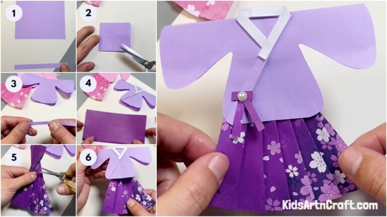 Beautiful Kimono Japanese Dress Craft Ideas For Kids - Kids Art & Craft