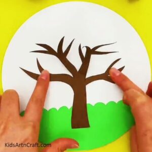 Beautiful Peanut Shell Tree Scenery Craft Tutorial For Beginners - Kids ...
