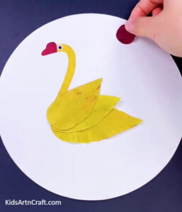 Beautiful Swan Craft Using Fall Leaves Ideas - Kids Art & Craft