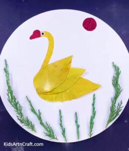 Beautiful Swan Craft Using Fall Leaves Ideas - Kids Art & Craft