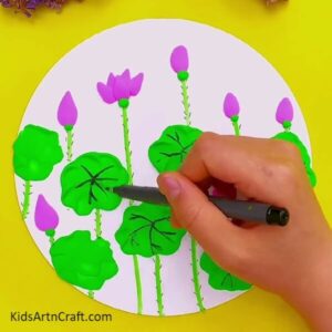 Clay Lotus In Pond Awesome Craft Tutorial For Kids - Kids Art & Craft