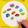 Flower Fingerprint Painting Tutorial For Kids - Kids Art & Craft