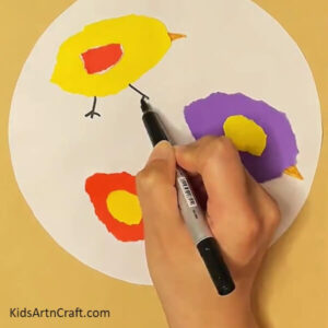 Colorful Paper Chicks Step-by-step Craft Tutorial For Kids - Kids Art ...