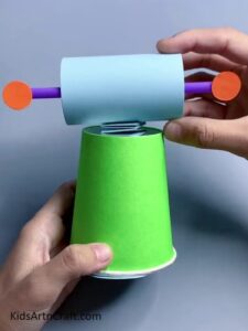 Cool Robot Craft Using Paper Cup & Toilet Paper Roll Step-by-step ...