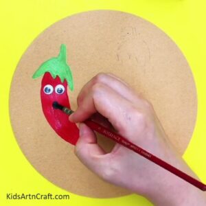 Creative Burning Red Chili Painting Tutorial For Beginners - Kids Art ...